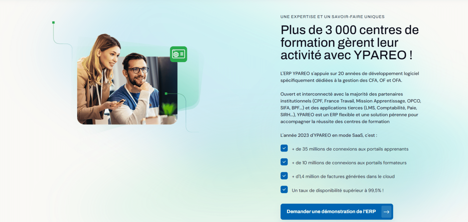 Ypareo : L'ERP de Référence pour les Organismes de Formation et CFA ...